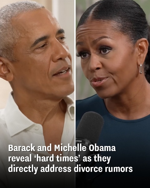 Barack and Michelle Obama acknowledge going through ‘hard times’ while addressing divorce rumors ...